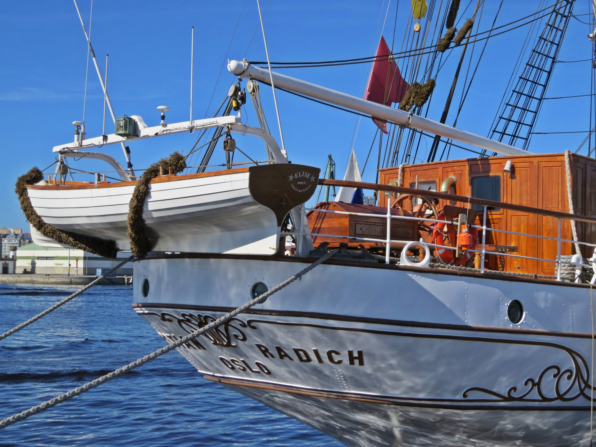 El histórico Christian Radich visita A Coruña - Desde Cubierta